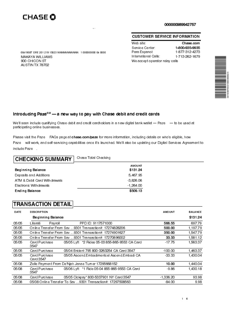 Bank Statements | PDF
