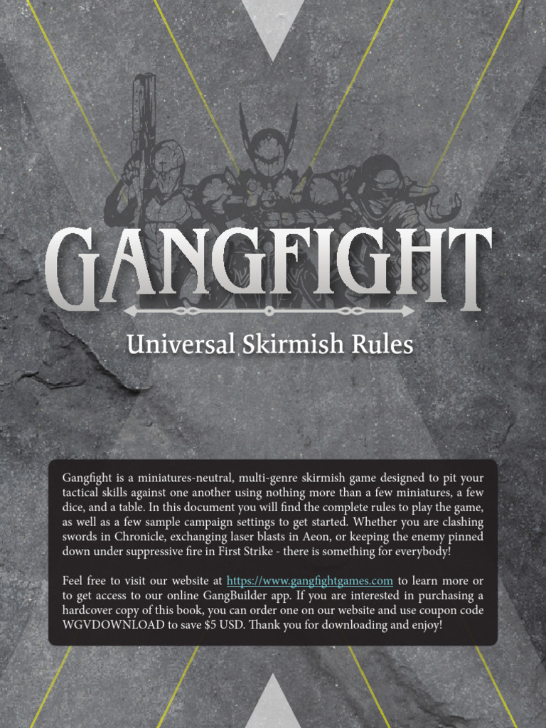 Gangfight Rulebook | PDF