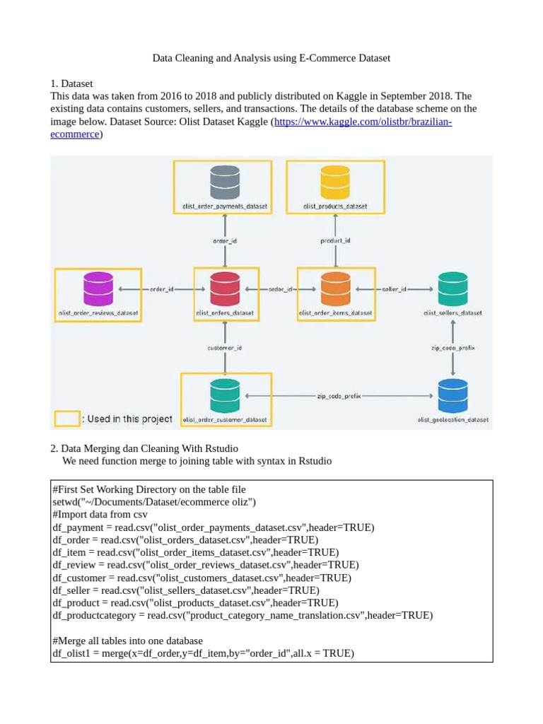 Data Cleaning With Rstudio | PDF