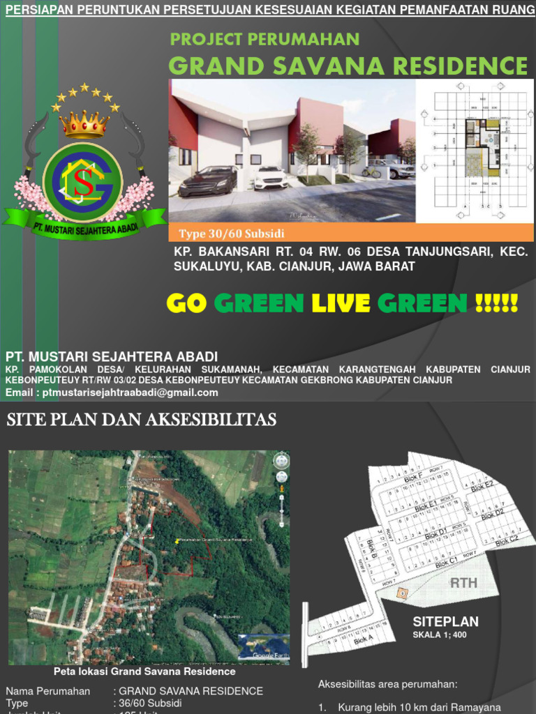 Project Perumahan Grand SVN | PDF
