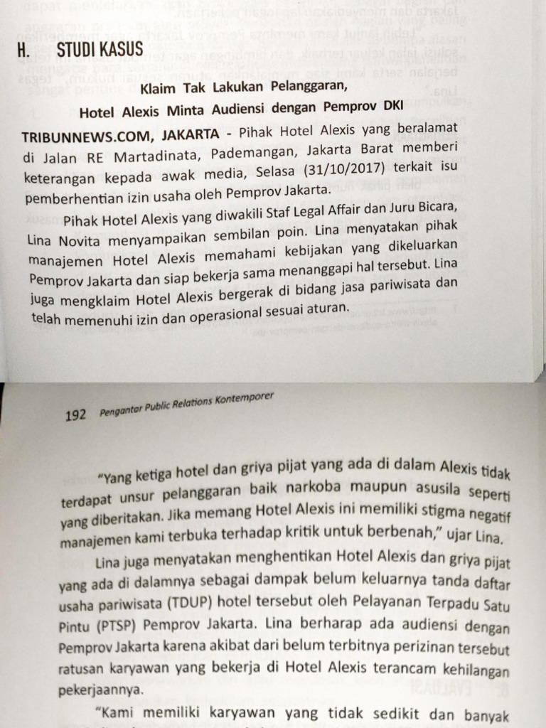 Studi Kasus Kode Etik Humas | PDF