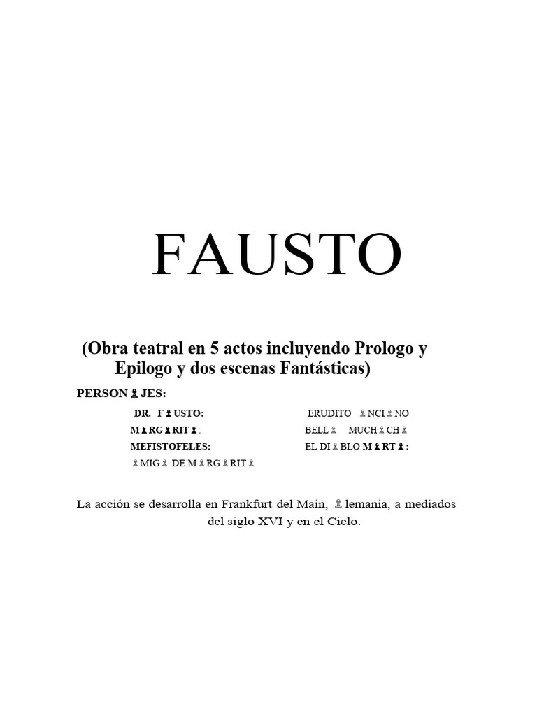 Fausto Final | PDF