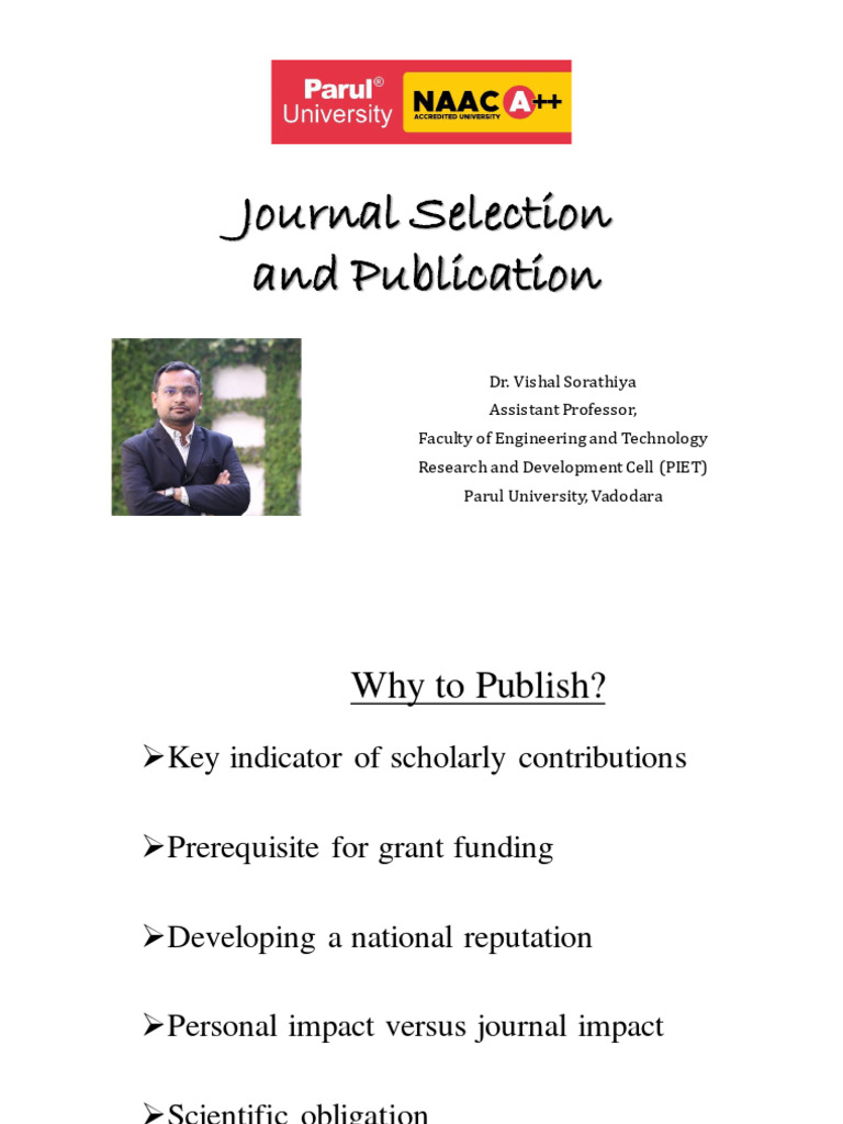Journal Selection Vishal - Updated2 | PDF | Academic Journal | Open Access