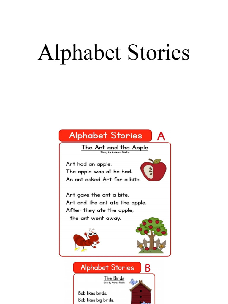 Alphabet Stories | PDF