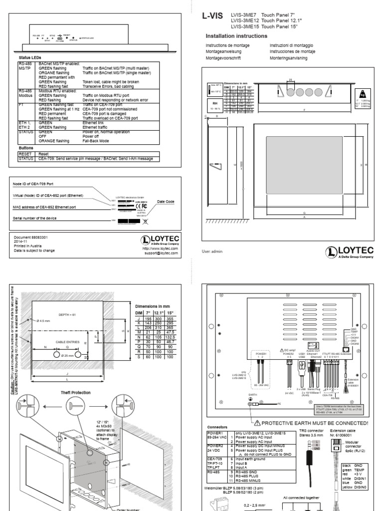 LVIS-7 12 15-InstallationSheet Web | PDF