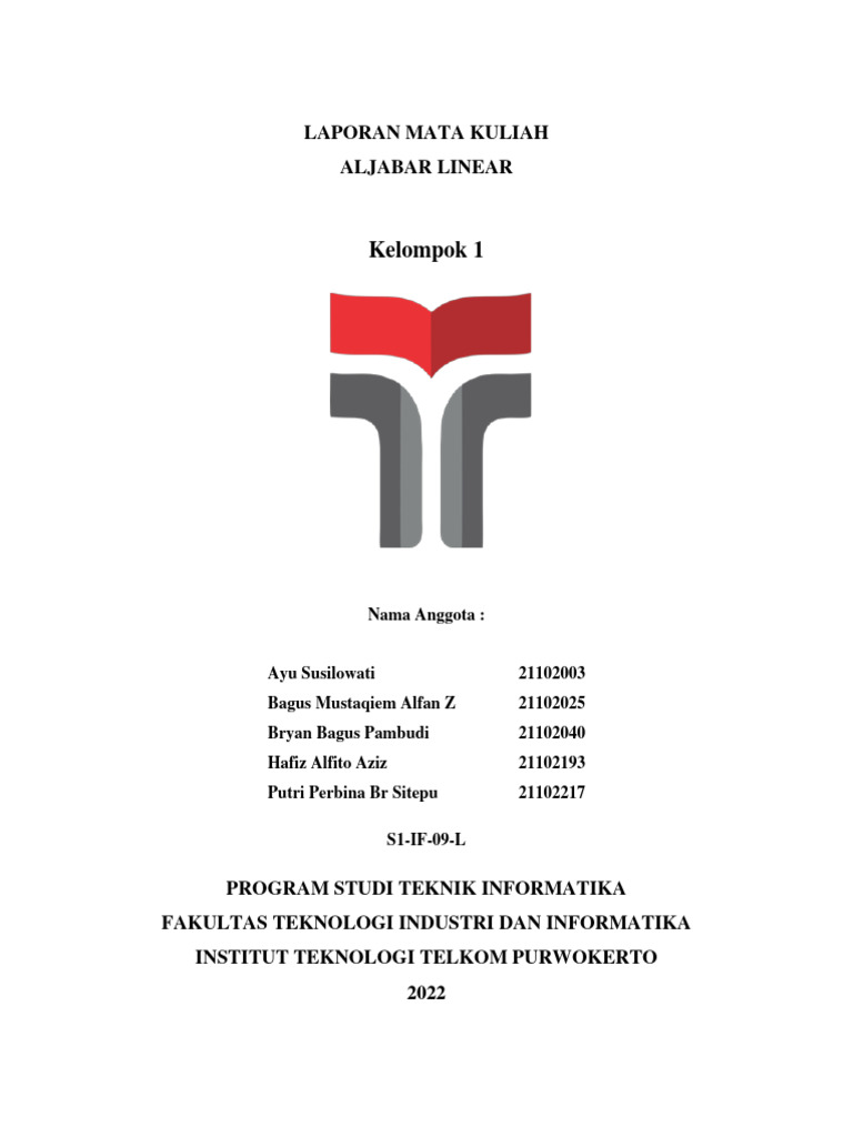 Laporan Alin Kelompok 1 | PDF