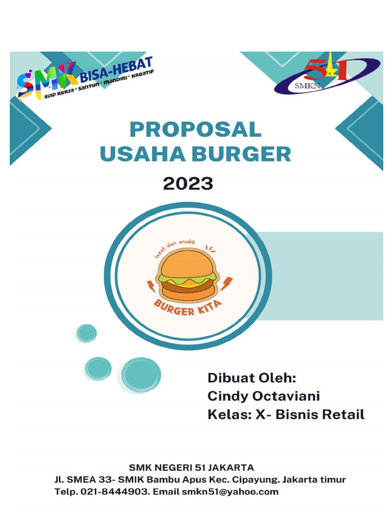 Proposal p5 Produk Burger | PDF