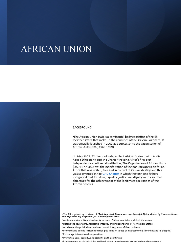 African Union | PDF