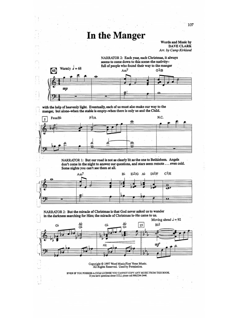 In The Manger | PDF