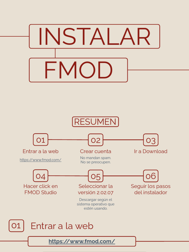 Cómo Instalar FMOD | PDF