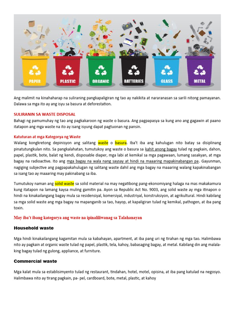 Waste Disposal WPS Office | PDF