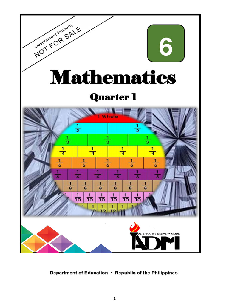 Q1 ADM G6 MATH - 40p | PDF | Career & Growth | Teaching Methods & Materials