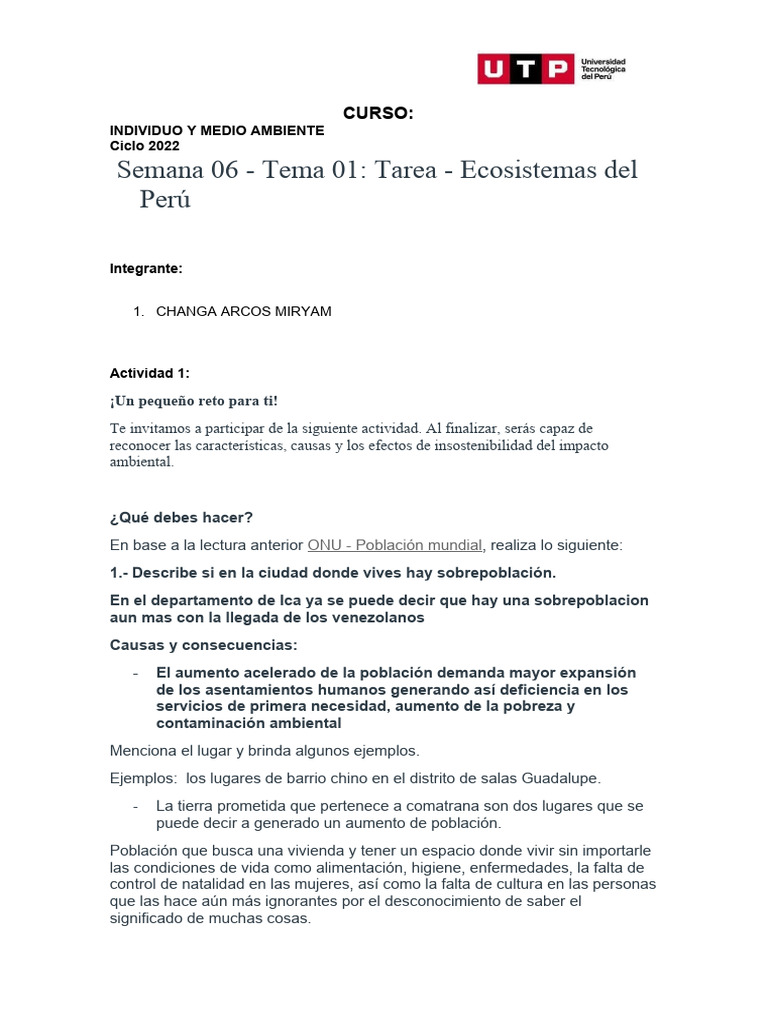 Sobrepoblación y sus soluciones en Ica | PDF