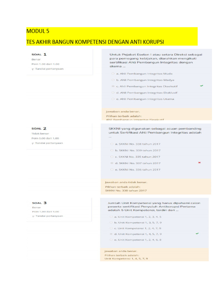 Modul 5 Tes Akhir | PDF