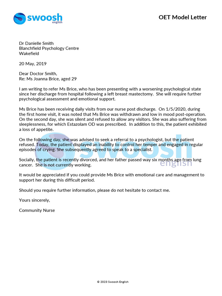 JoannaBricemodelletter 230523 072312 | PDF