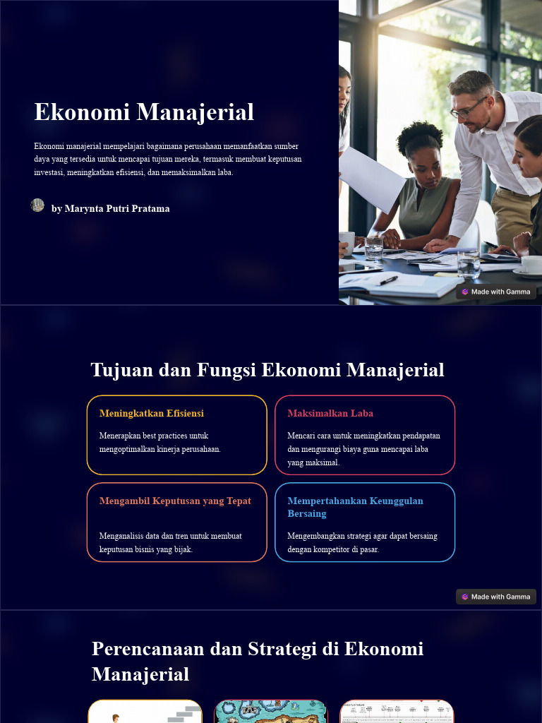 Ekonomi Manajerial | PDF
