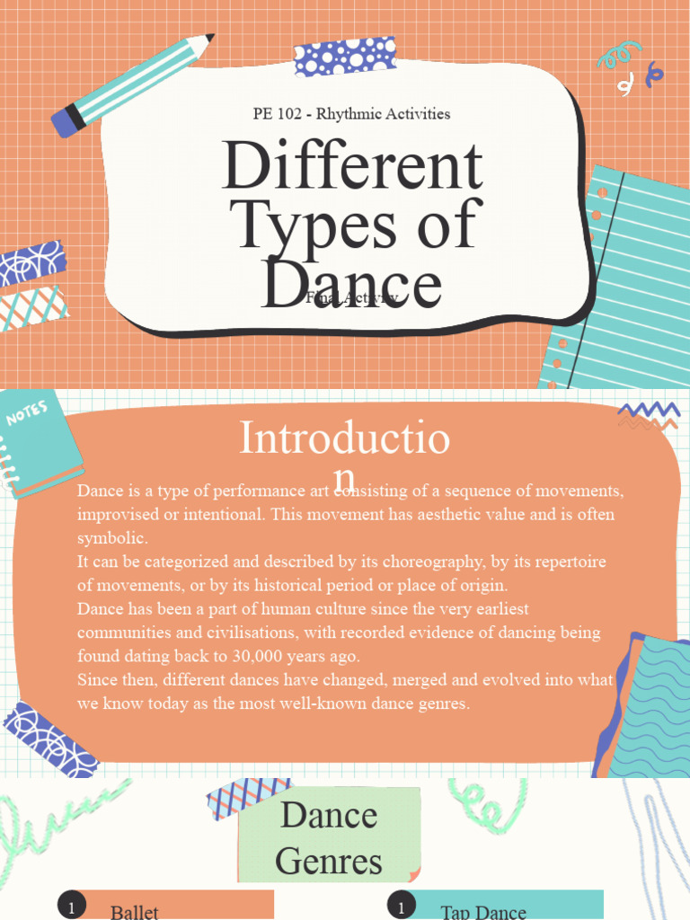 Types of Dances | PDF | Art | Foreign Language Studies