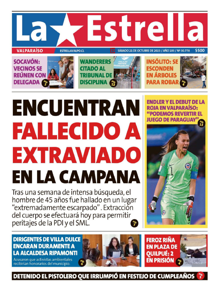 La Estrella de Valparaiso E.I. Sabado 211023 | PDF