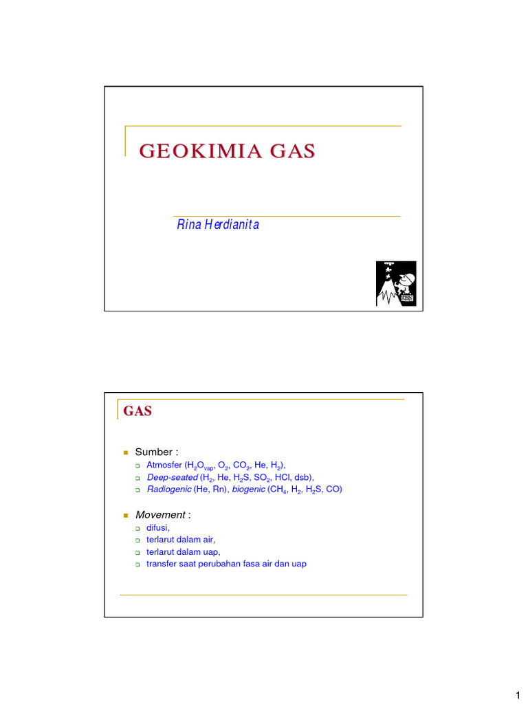Geokimia Gas | PDF