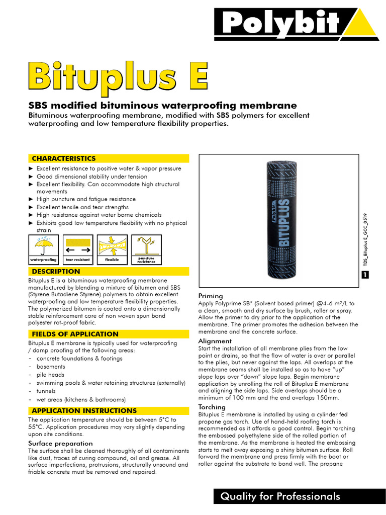 TDS Polybit-Bituplus-E en Mea | PDF