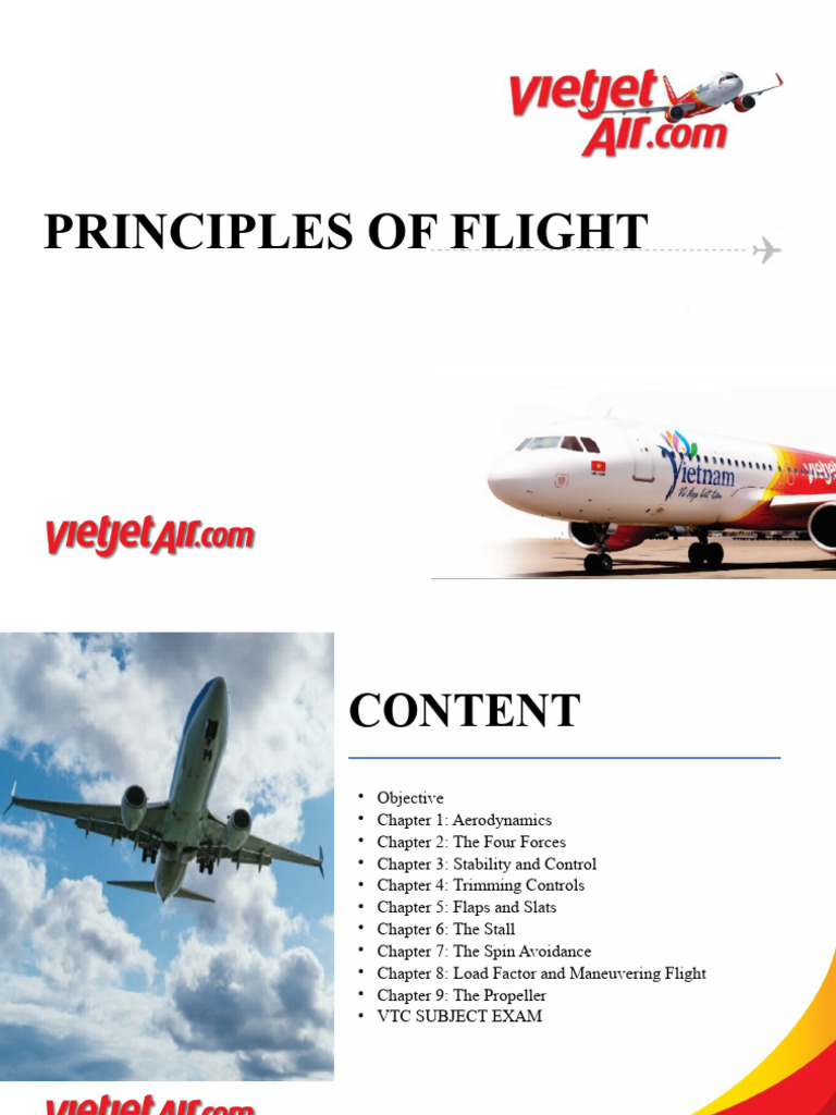 Principles of Flight | PDF | Empennage | Flight Control Surfaces