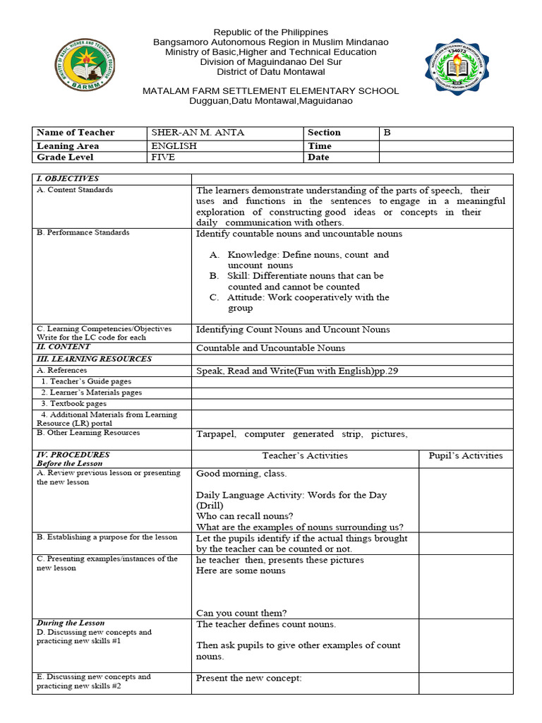 1st Quarter DLL 2023 Cot | PDF