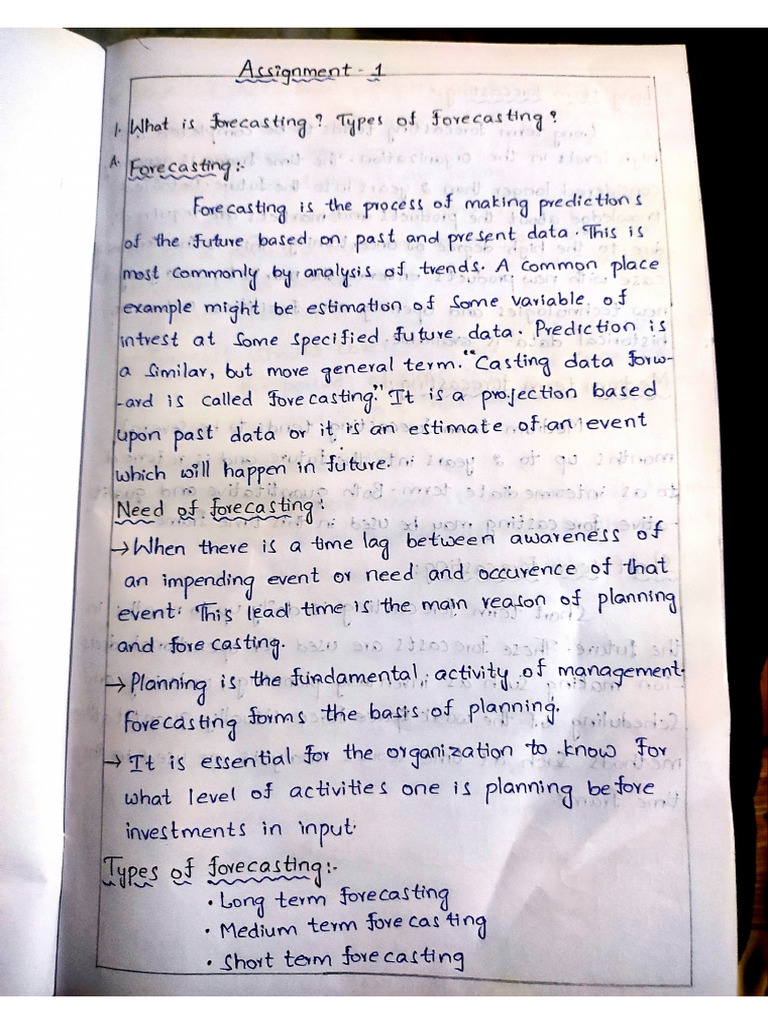 OM Assignment 1 | PDF