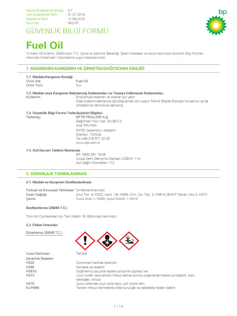 Fueloil TR | PDF