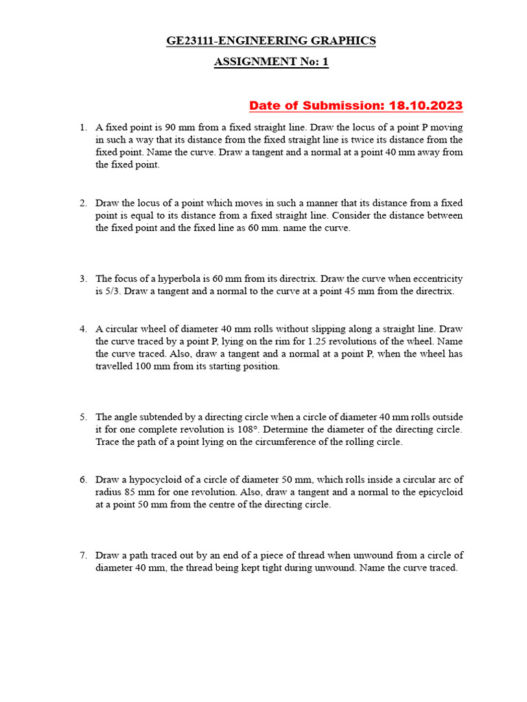 Ge23111 Eg Assgn 1 | PDF