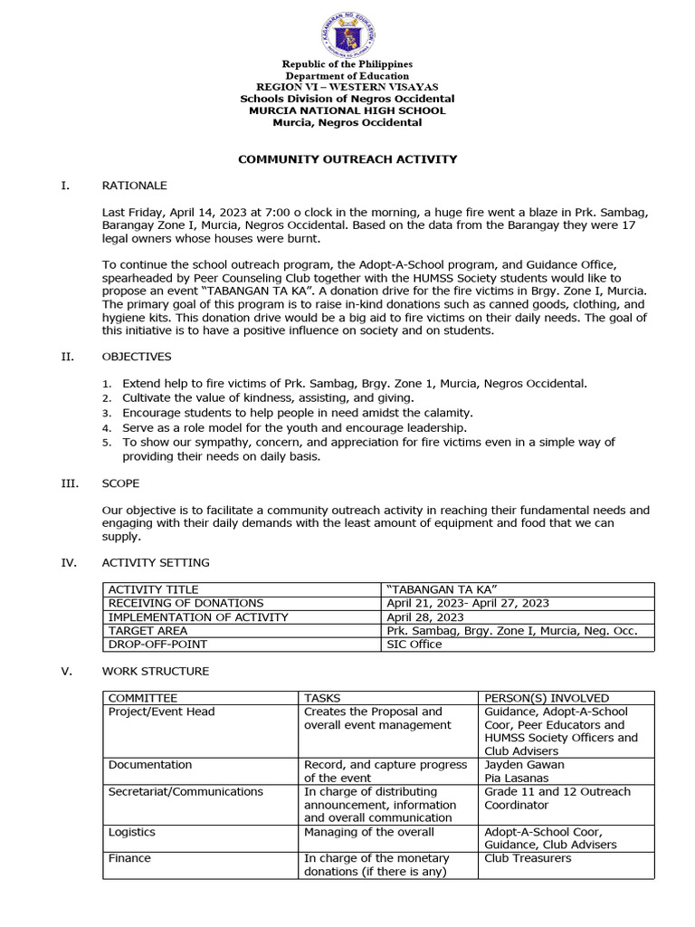 Outreach Program | PDF