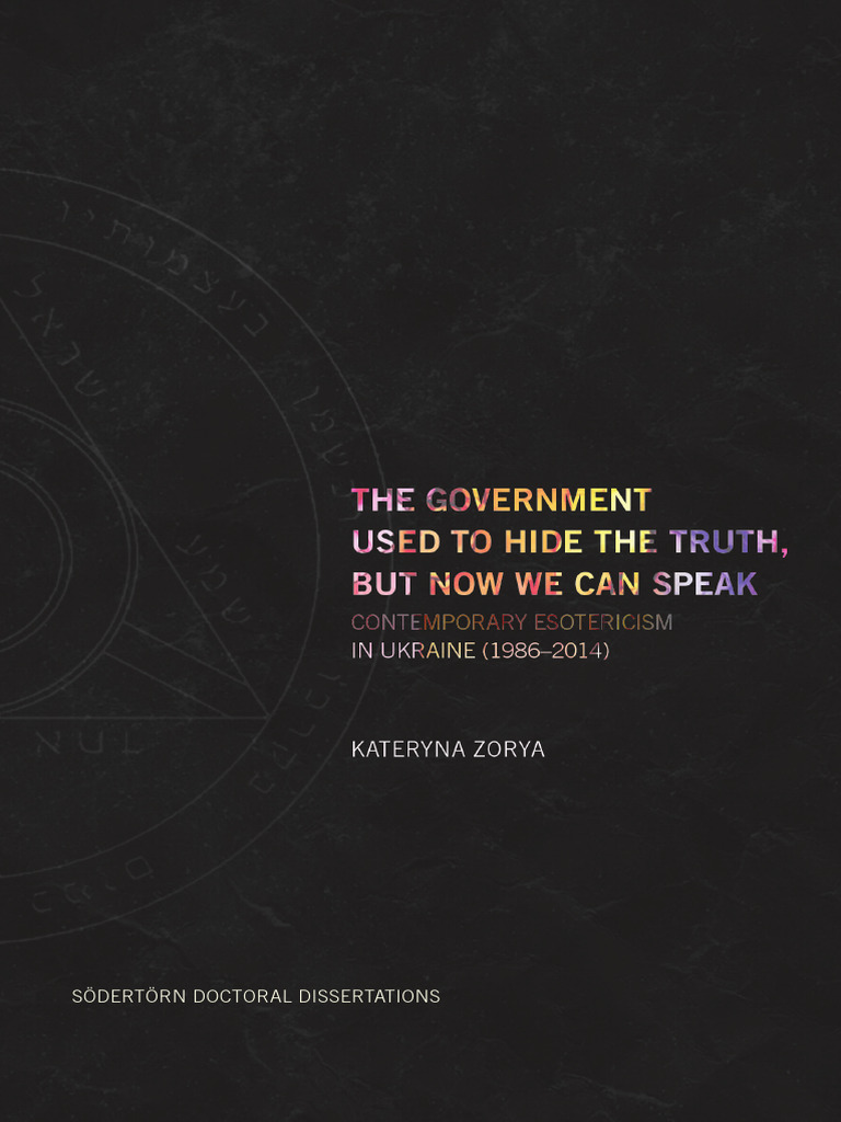 The Government Used To Hide The Truth, But Now We Can Speak ...