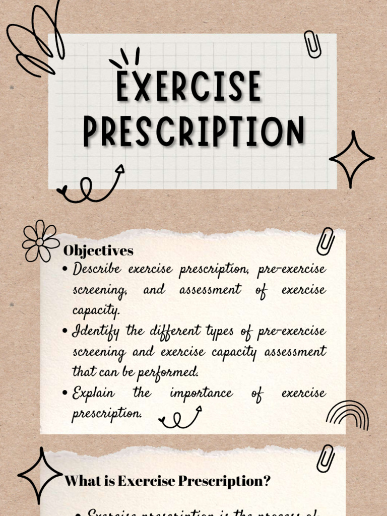 Exercise Prescription | PDF