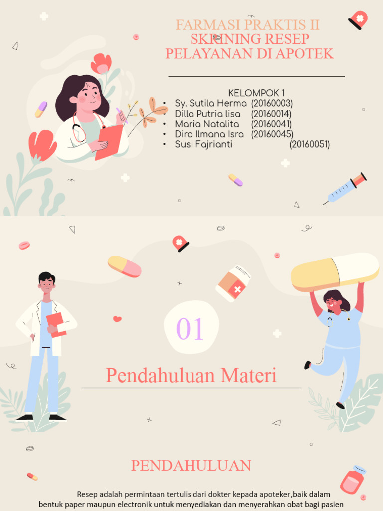 Skrining Resep Kel 1 | PDF