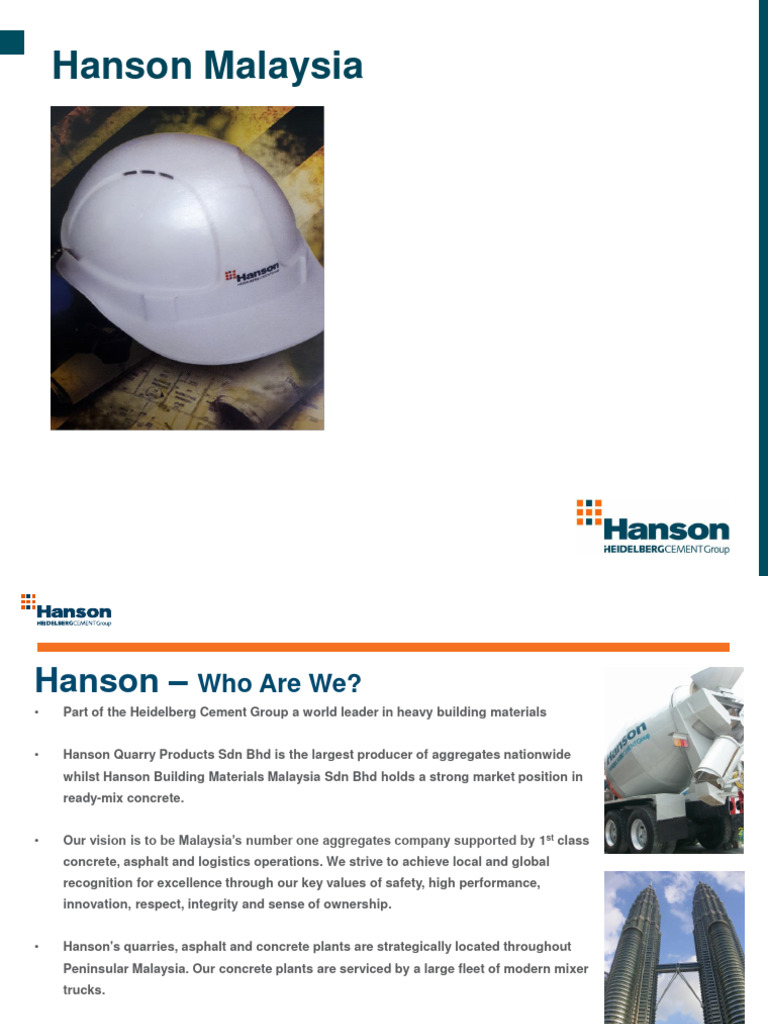 Hanson Malaysia Profile | PDF