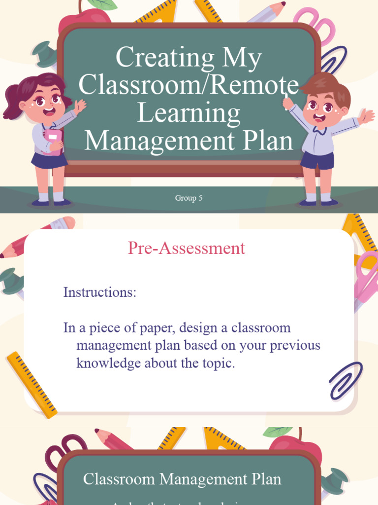 Classroom Management Plan | PDF