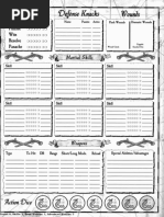 Blood On The Clocktower - Character Reference Sheet | PDF