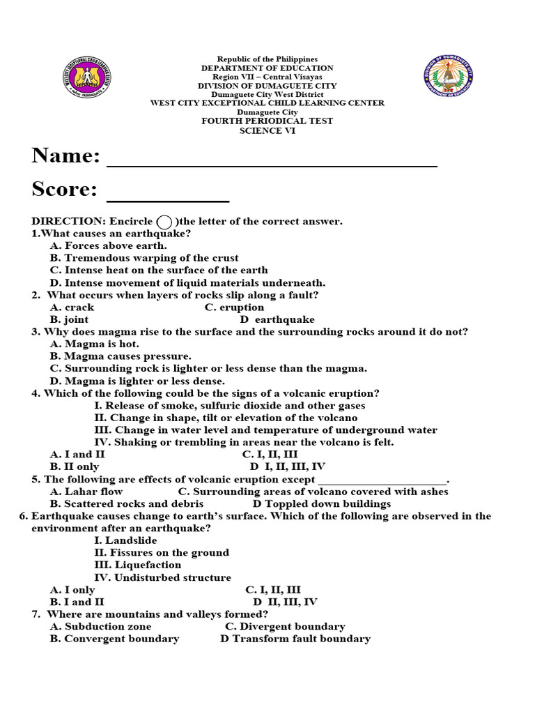 Sci 6 - Q4 | PDF