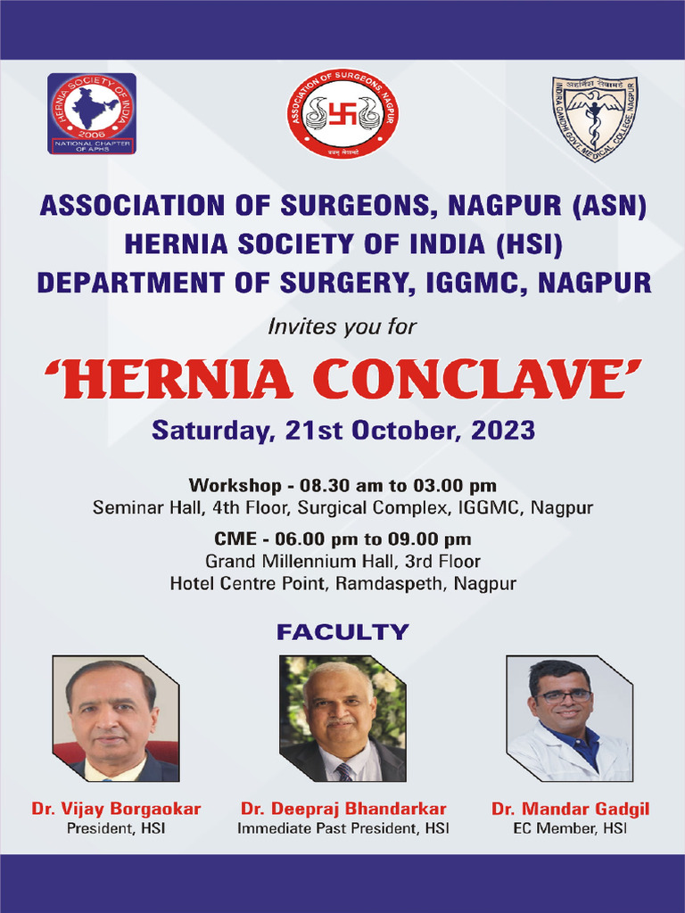 E-Invite Hernia Conclave | PDF