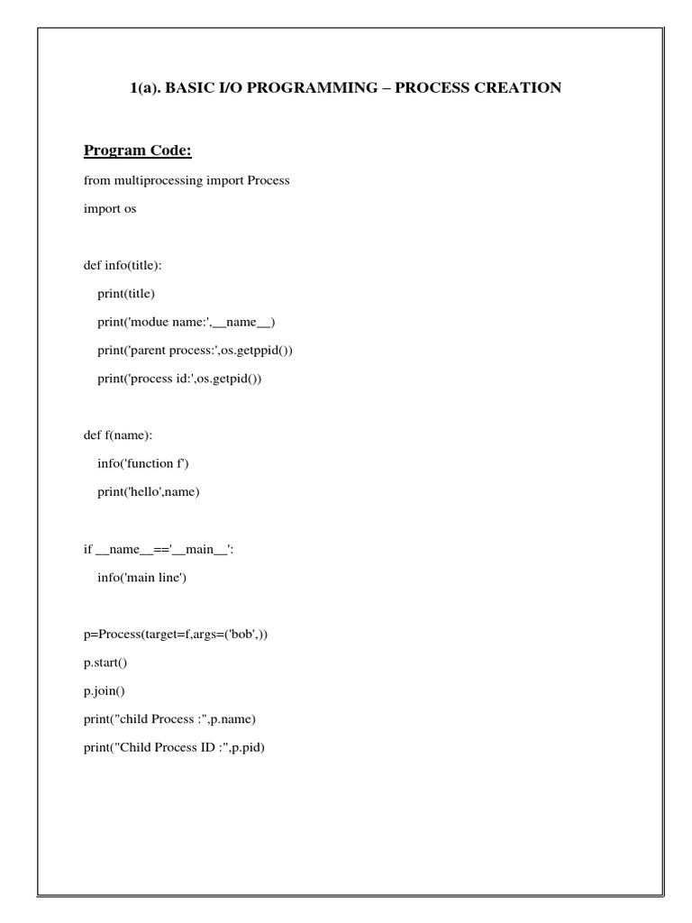 Os Record BSC Program Only | PDF