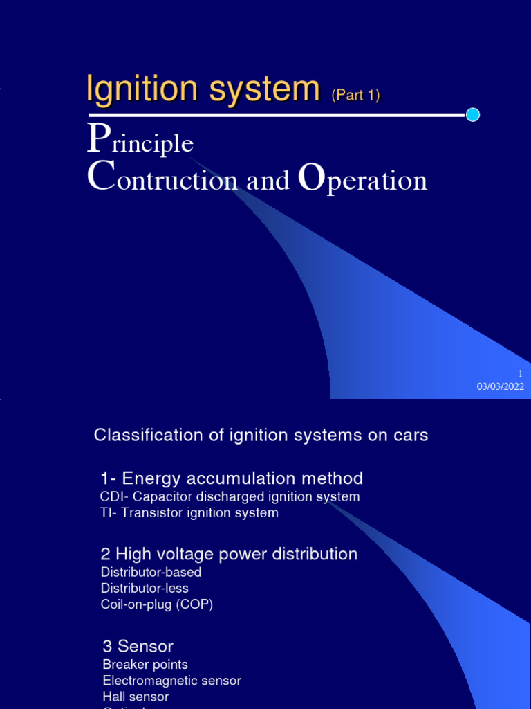 3 Ignition System (Part 1) | PDF 3 Ignition System (Part 1) | PDF