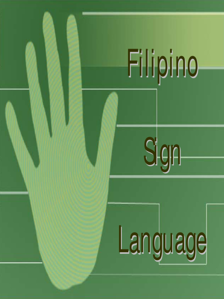 Sign | PDF | American Sign Language | Sign Language