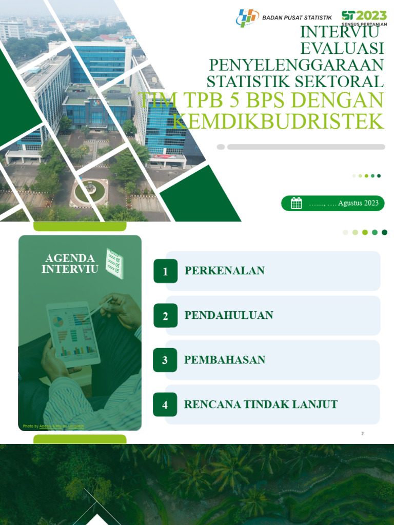 Bahan Interviu Tim 5 TPB Kemdikbudristek | PDF