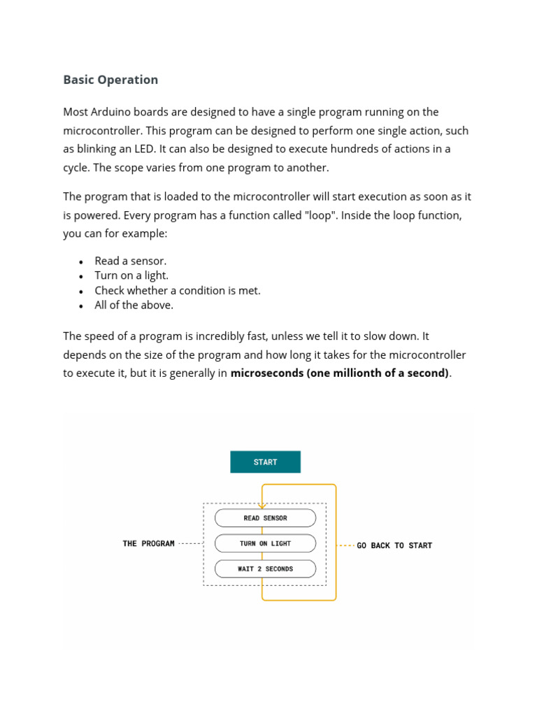 The Basic Operation of An Arduino | PDF | Computers