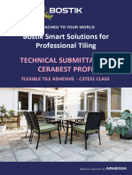 Technical Data Sheet - BOSTIK Rugby Original | PDF | Adhesive | Materials