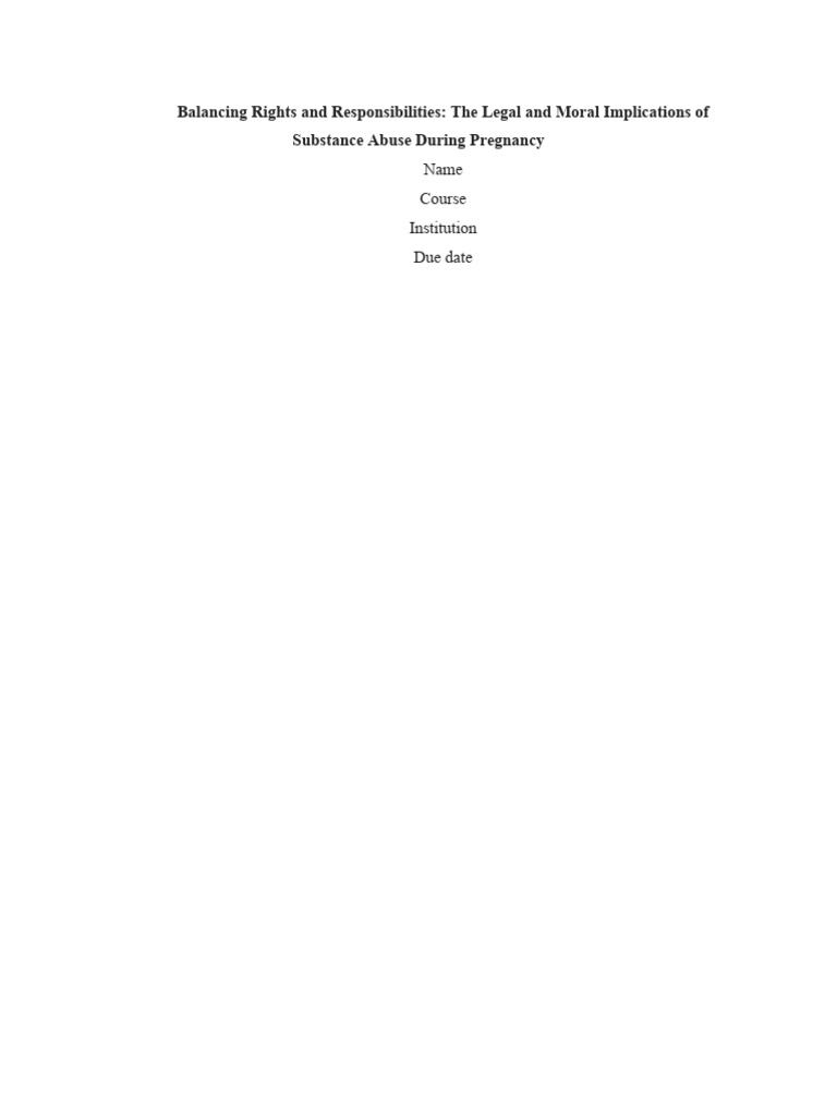 Balancing Rights and Responsibilities | PDF