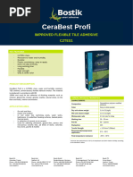 Technical Data Sheet - BOSTIK Rugby Original | PDF | Adhesive | Materials