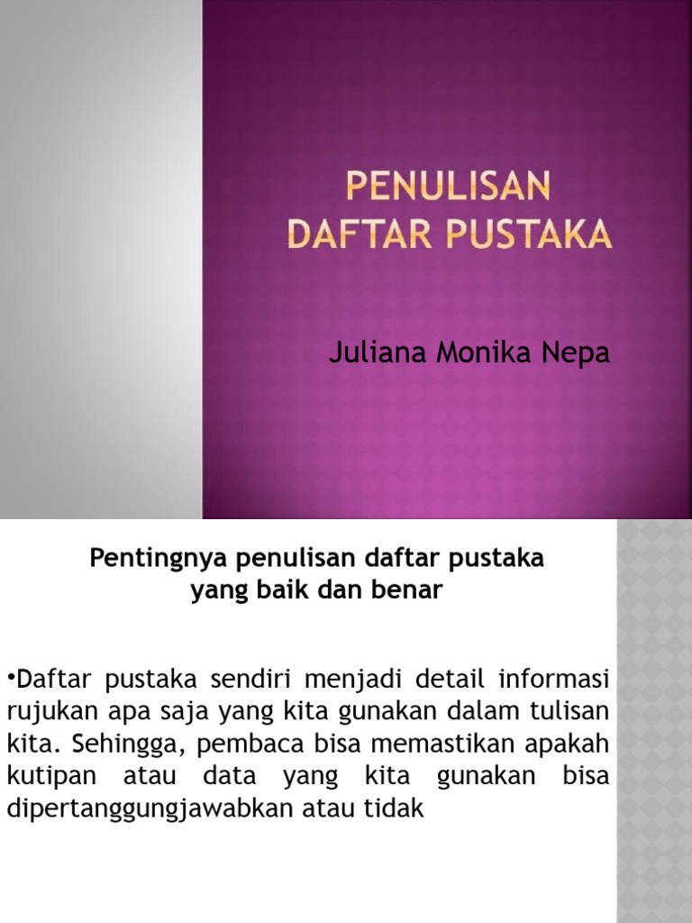 Juliana Monika Nepa | PDF