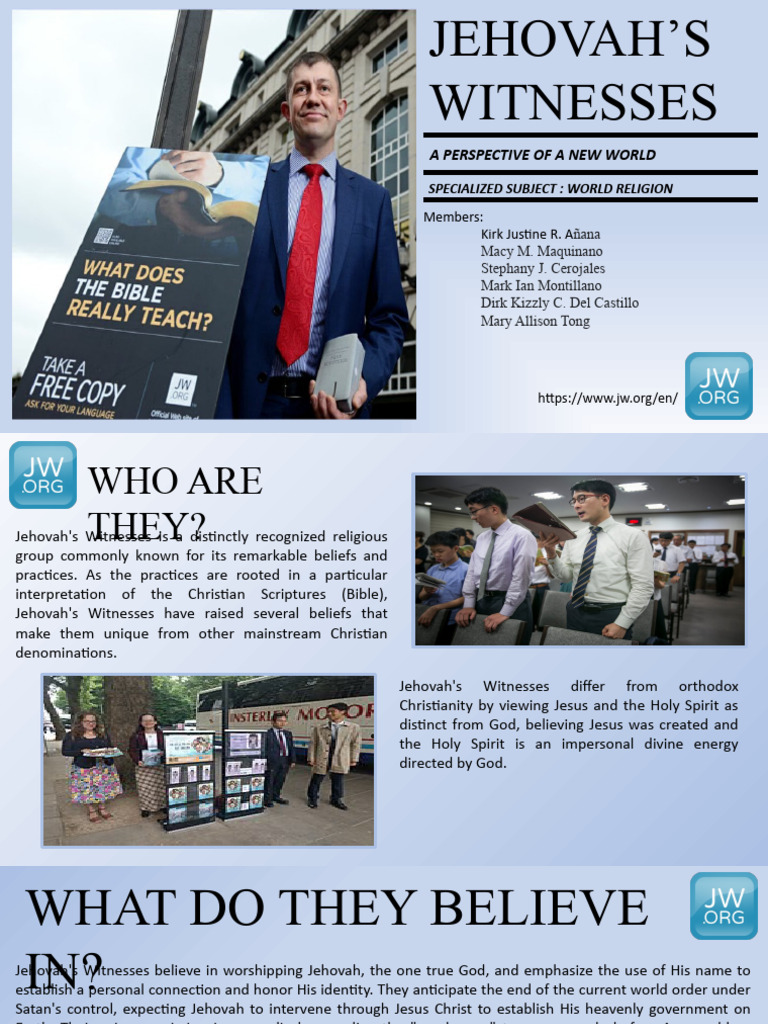 Jehovah's Witnesses: Beliefs & History | PDF | Religion & Spirituality