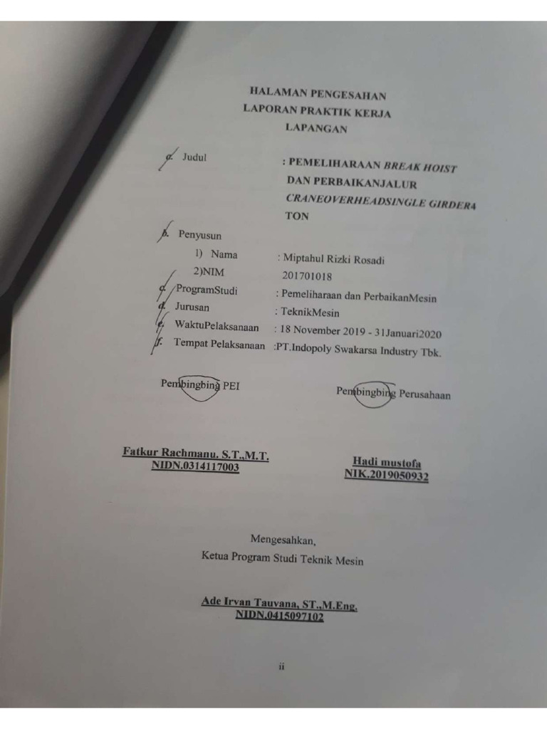 Revisi Laporan PKL | PDF