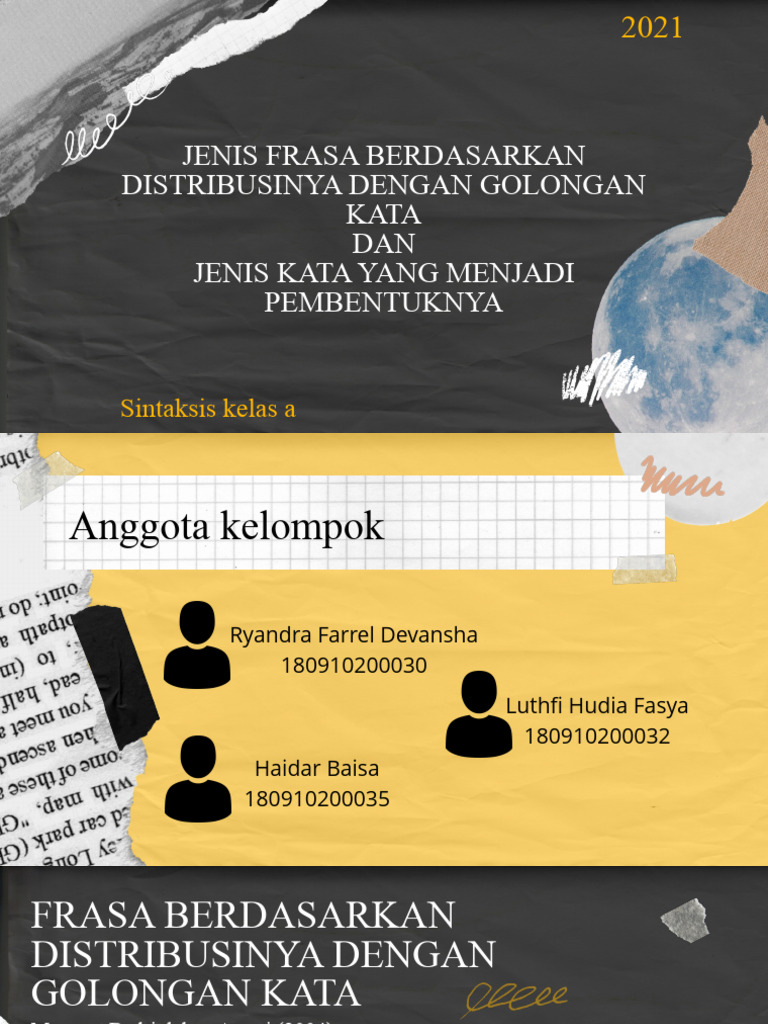 Presentasi Kel 4 Sintaksis A | PDF